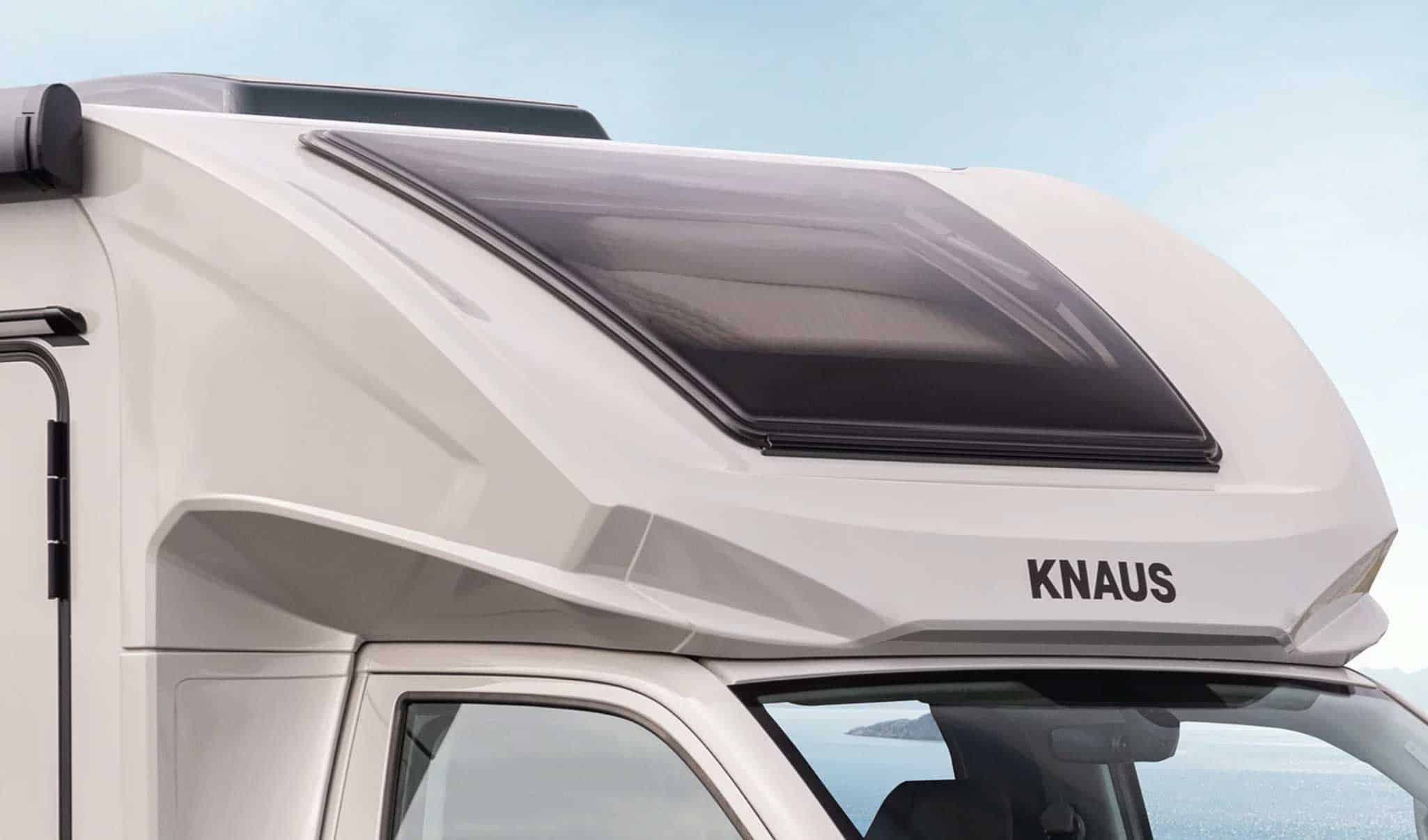 LFI-Hutze über dem Fahrerhaus des KNAUS TOURER VAN 500 MQ - Wohnmobile ...